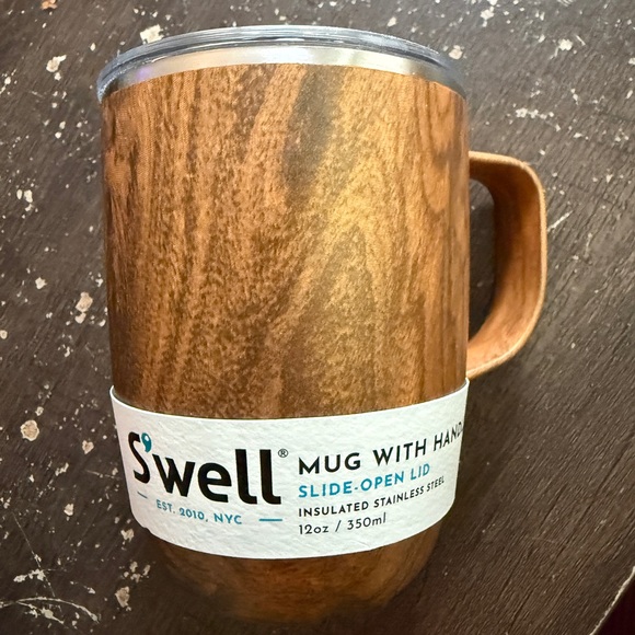 S'well | Dining | Swell Brown Wood Grain Insulated Dining Mug | Poshmark